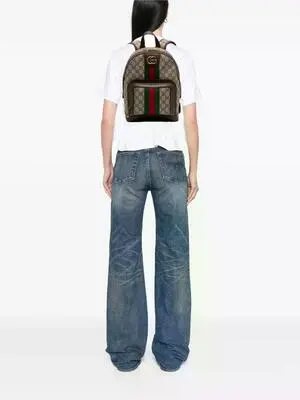Gucci Ophidia Gg Supreme Web Backpack