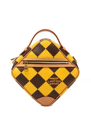 LOUIS VUITTON 2024-2026 Damier Pop Chess Messenger Satchel - Yellow