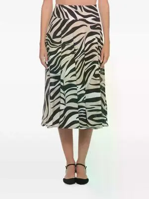 Marella Mlsospite Zebra-print Midi Skirt