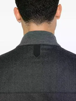 Canali Wool Zip-up Jacket