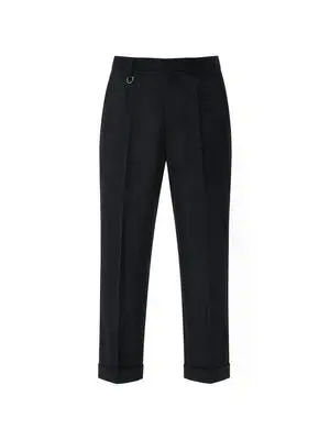 PAOLO PECORA Duomo Pleated Trousers - Blue