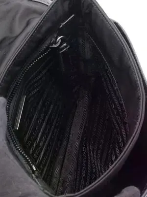 Prada 2020 Small Saffiano Leather Trim Shoulder Bag