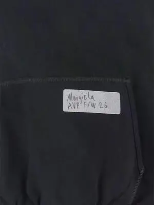 MAISON MARGIELA Logo-print Hoodie - Blue