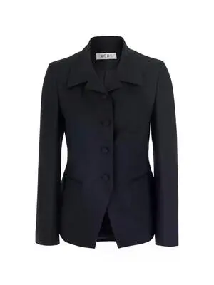 RÓHE Single-breasted Buttoned Blazer - Black