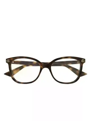 Gucci Square-frame Glasses - Brown