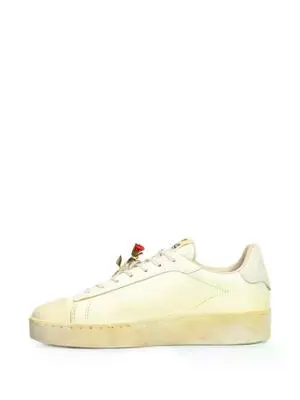 AUTRY Dallas Vint Low Rose-brooch Sneakers