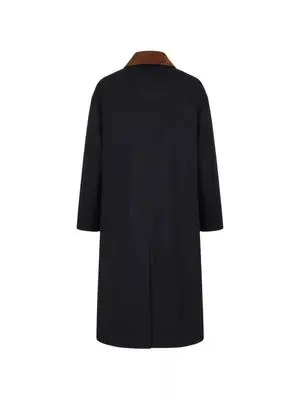 RÓHE Suede-collar Coat