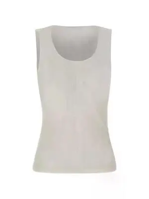 GRAN SASSO Ribbed Knit Tank Top