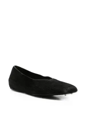 Rick Owens Square-toe Ballet Flats