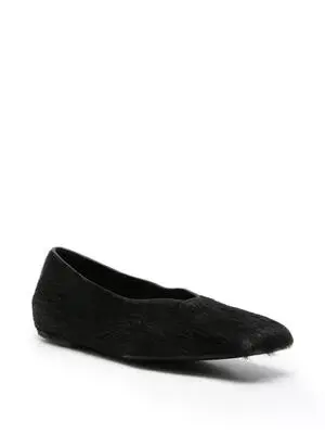 Rick Owens Square-toe Ballet Flats