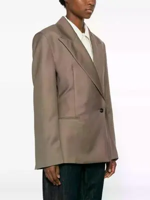 RÓHE Peak-lapel Single-breasted Blazer