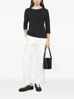 Max Mara Lorata Three-quarter Sleeve T-shirt - Black