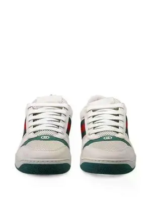Gucci Screener Web-stripe Panelled Sneakers