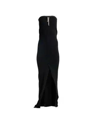 Rick Owens Strapless Maxi Dress - Black