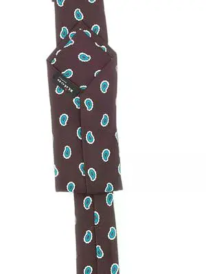 Kiton Paisley-pattern Tie - Brown