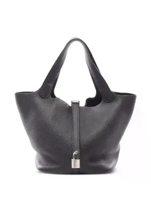 Hermès Hermès MM Picotin Lock Shoulder Bag Black