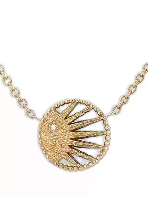 Dior 2020 Rose Céleste Diamond And Onyx Necklace - Gold