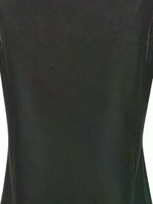 GRAN SASSO Lurex-knit Ribbed-trim Top