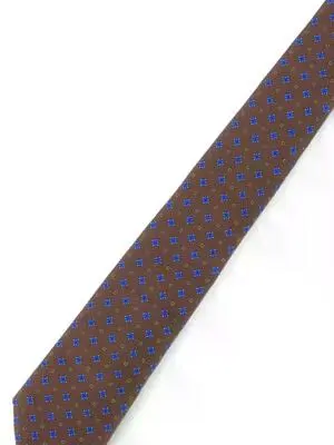 Kiton Floral-pattern Seven-fold Tie