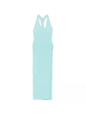 ASTA RESORT Lila Wrap Maxi Dress - Blue