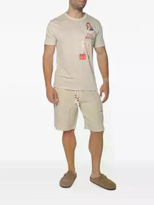 MC2 SAINT BARTH Ecstasea Graphic-print Chest-pocket T-shirt