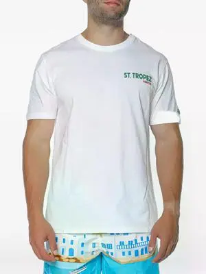 MC2 SAINT BARTH Portland Graphic-print T-shirt - White