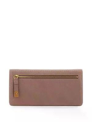 GIANNI CHIARINI Bubble Grain Leather Wallet - Pink