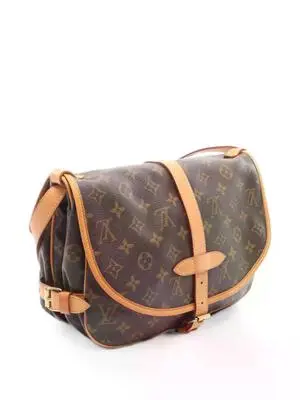 LOUIS VUITTON 2000 30 Saumur 30 Cross Body Bag - Brown