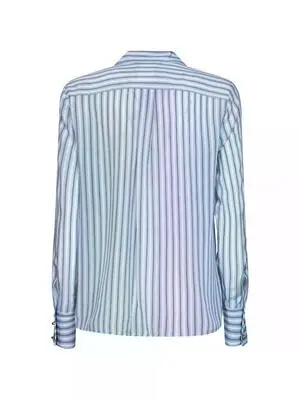 Max Mara Striped Silk Shirt