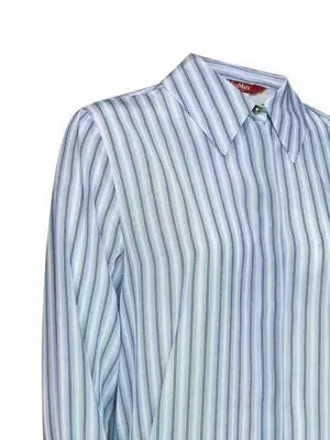Max Mara Striped Silk Shirt