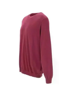 KANGRA Ribbed-trim Sweater - Red