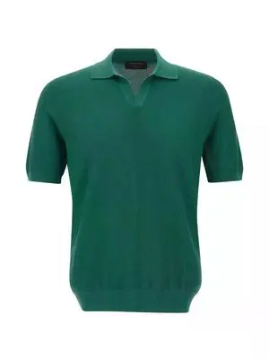 GRAN SASSO V-neck T-shirt - Green