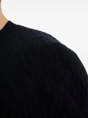 Emporio Armani Jacquard-knit Sweater