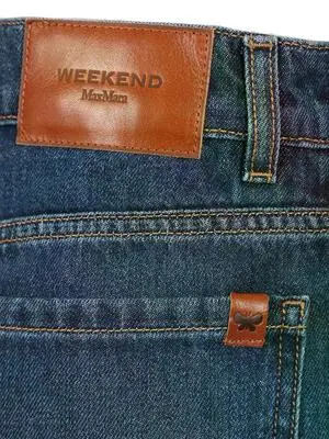 Max Mara Logo-patch Straight Jeans