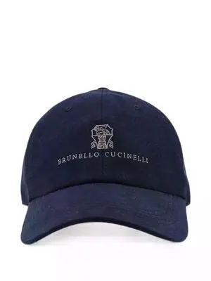 Brunello Cucinelli Logo-embroidered Baseball Cap - Blue