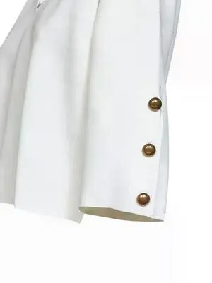 Max Mara Button-detail V-neck Blouse