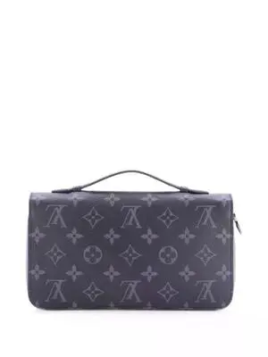 LOUIS VUITTON Zippy Wallet Monogram Eclipse Canvas Xl Small Wallets