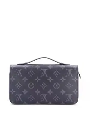 LOUIS VUITTON Zippy Wallet Monogram Eclipse Canvas Xl Small Wallets - Black