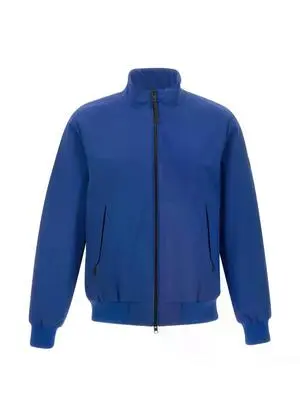 PEOPLE OF SHIBUYA Shibuya Logo-patch Jacket - Blue