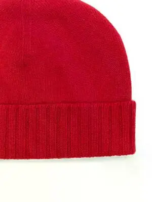 Malo Ribbed-trim Knitted Beanie Hat