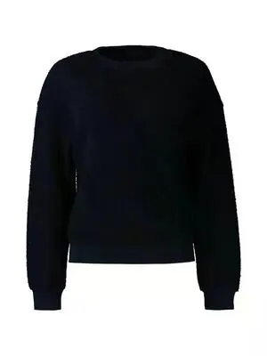 THE LADY AND THE SAILOR Bouclé Crew-neck Sweater - Blue