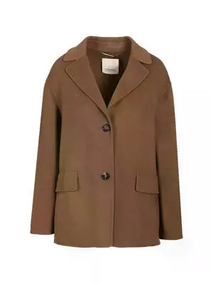 Max Mara V-neck Single-breasted Wool Jacket