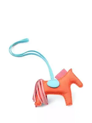 Hermès 2010s Rodeo Pm Bag Charm - Orange