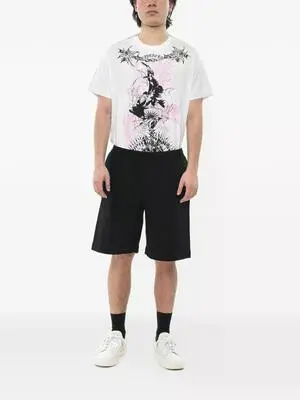 Givenchy Pleated Elasticated-waist Shorts - Black