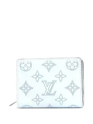 LOUIS VUITTON Clea Wallet Mahina Leather Small Wallets - Blue