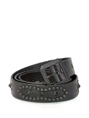 HTC LOS ANGELES Marlena Studded Leather Belt