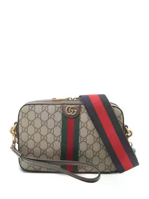 Gucci Gg Canvas Web-stripe Cross Body Bag - Neutrals