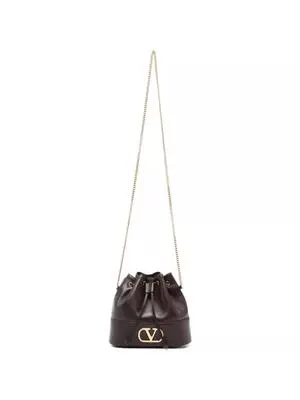 Valentino Garavani Chain-strap Shoulder Bag - Brown