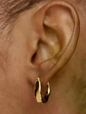 MONICA VINADER Medium Antica Hoop Earrings