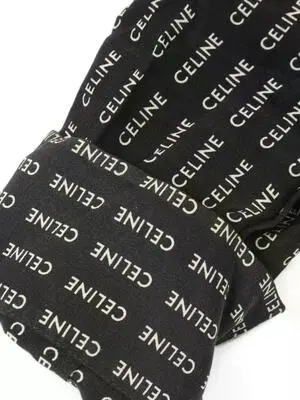 Celine Logo-print Silk Shirt